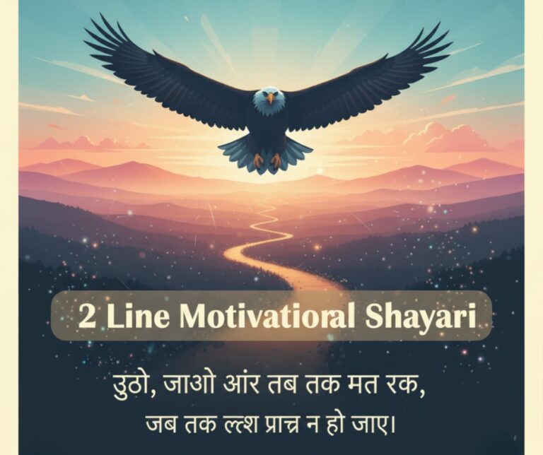 Best Motivational Shayari 2 Lines | Boost Your Confidence