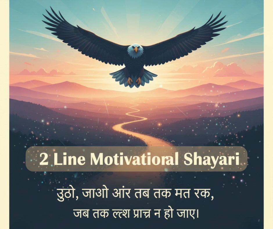 Best Motivational Shayari 2 Lines | Boost Your Confidence